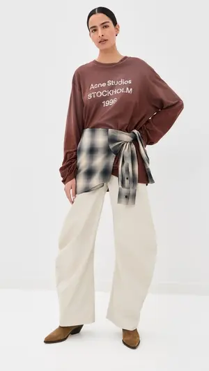 Acne Studios Barrel Leg Trousers