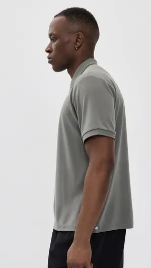 Rag & Bone Slim Polo In Tech Pique