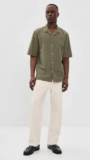 Officine Générale Eren Seersucker Shirt