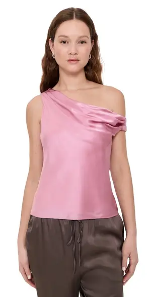 Cami Nyc Kayo Silk Top - Rosebud