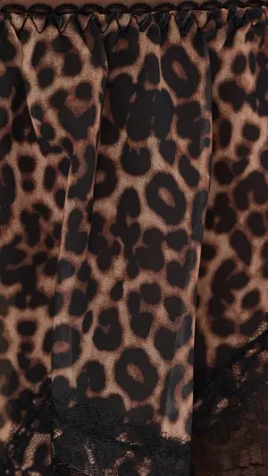 KAT THE LABEL Hayden Shorts - Leopard