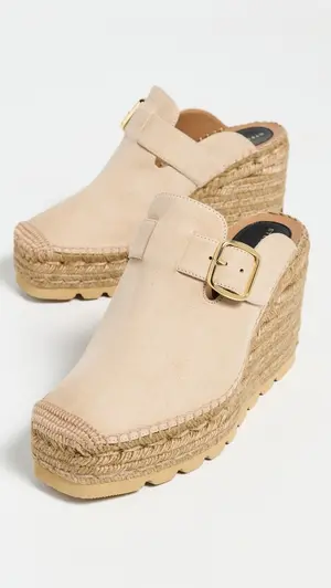 Stella McCartney Gaia Alter Suede Clogs