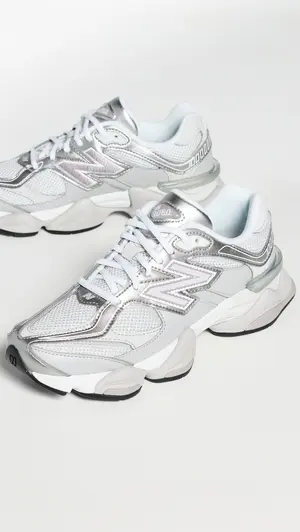 NEW BALANCE 9060 Lace-up Sneakers - Grey/grey