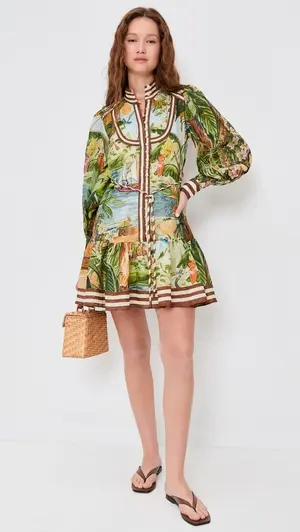 ALEMAIS Toucan Tango Mini Dress