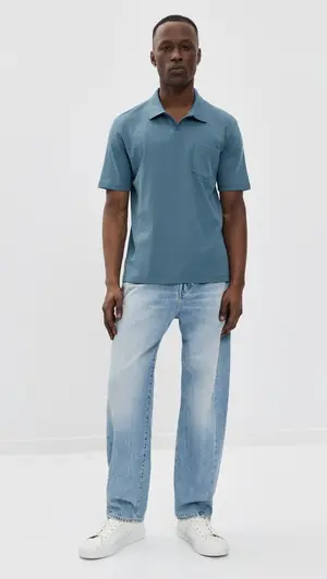 Vince Johnny Collar Shirt