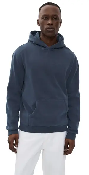 Marine Layer Relaxed Cloud 9 Fleece Hoodie - Mood Indigo