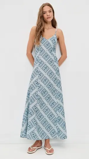 Playa Lucila Printed Cotton Maxi Dress