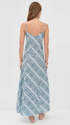 Playa Lucila Printed Cotton Maxi Dress