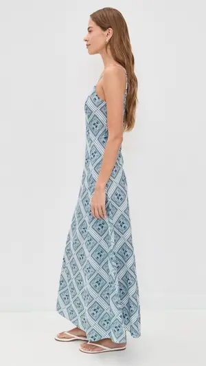 Playa Lucila Printed Cotton Maxi Dress