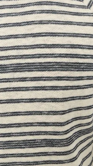 Billy Reid Raglan Stripe Crew Sweater