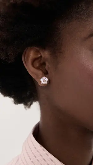 Tory Burch Flower Stud Earrings