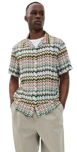 Missoni Short Sleeve Shirt - Multicolor Light Tones
