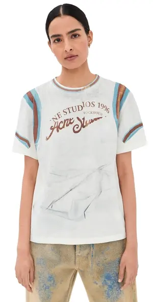 Acne Studios Graphic T-shirt - White