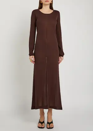 LEMAIRE Fine-knit Midi Dress