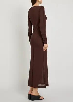 LEMAIRE Fine-knit Midi Dress