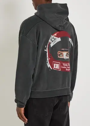 DUKE + DEXTER Printed Cotton Sweatshirt