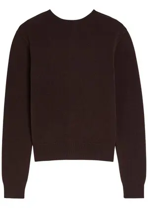 LEMAIRE Reversible Wool And Cashmere-blend Jumper