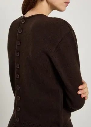 LEMAIRE Reversible Wool And Cashmere-blend Jumper