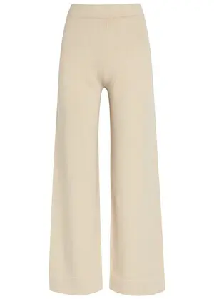 Max Mara Straight-leg Fine-knit Trousers