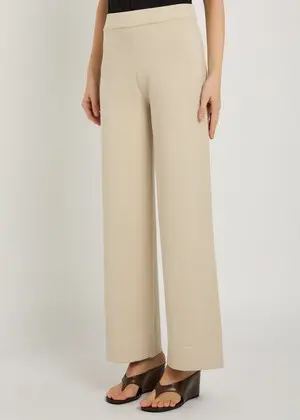 Max Mara Straight-leg Fine-knit Trousers