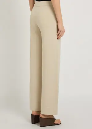 Max Mara Straight-leg Fine-knit Trousers