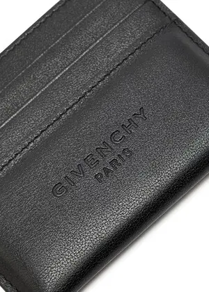 Givenchy Padded Logo Leather Card Holder