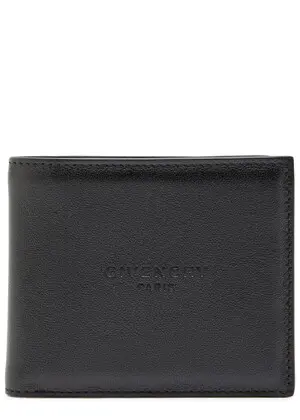 Givenchy Logo Leather Wallet - Black