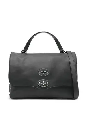 ZANELLATO Postina Shoulder Bag With Turn-lock Fastening - Black