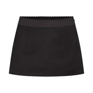 SKIMS Satin Mini Skirt - Obsidian