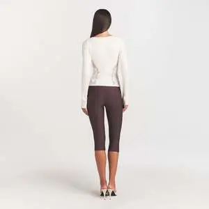 SKIMS Lace Knit Long Sleeve Cardigan - Sugar