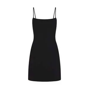 SKIMS Refined Knit Mini Dress - Obsidian