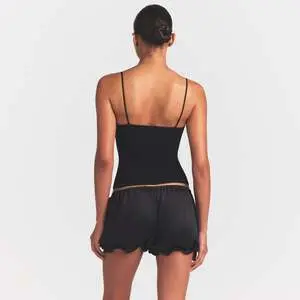 SKIMS Refined Knit Cami - Obsidian