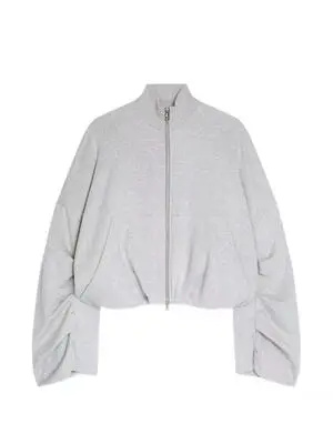 Dries Van Noten Draped Jersey Jacket - Grey
