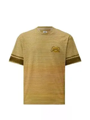 C.P. COMPANY Striped Short-sleeve T-shirt - Green