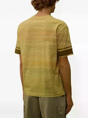 C.P. COMPANY Striped Short-sleeve T-shirt - Green