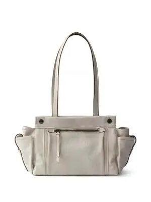 Prada Medium Route Leather Tote Bag