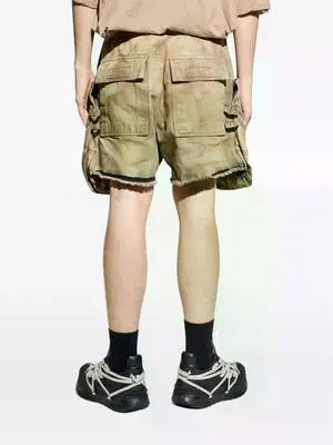 Rick Owens Frayed Pocket Shorts - Neutrals