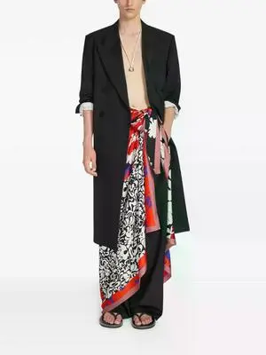 Dries Van Noten Double-breasted Coat - Black