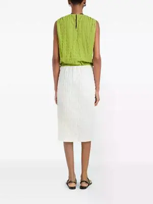 Proenza Schouler White Label Bradley Textured Blouse - Green