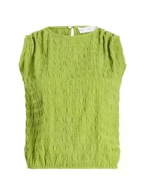 Proenza Schouler White Label Bradley Textured Blouse - Green