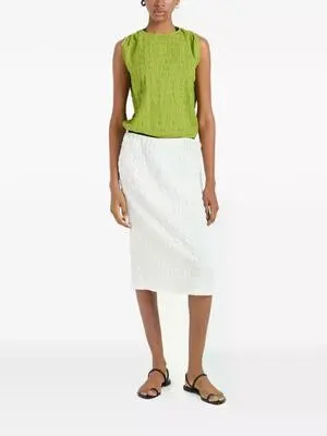 Proenza Schouler White Label Lori Textured Midi Skirt - Neutrals