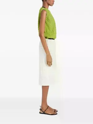 Proenza Schouler White Label Lori Textured Midi Skirt - Neutrals