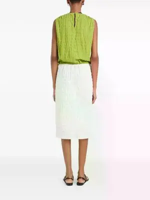 Proenza Schouler White Label Lori Textured Midi Skirt - Neutrals