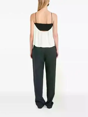 Proenza Schouler White Label Vanna Gathered Strap Blouse - White