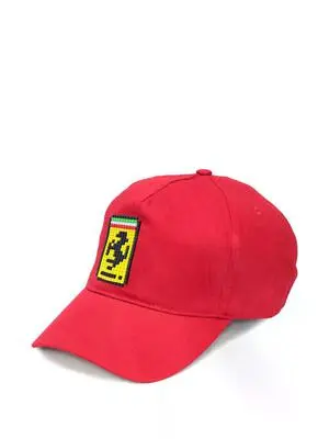 MOSTLY HEARD RARELY SEEN 8-BIT Stallion Logo-patch Cap - Red