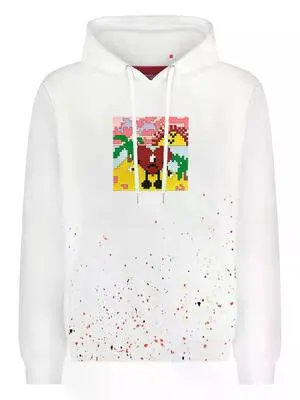 MOSTLY HEARD RARELY SEEN 8-BIT Summer Without You Paint-splatter Hoodie - White
