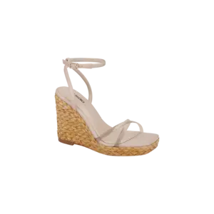 L'AGENCE Malone Wedge Espadrille - Chai Leather