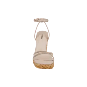 L'AGENCE Malone Wedge Espadrille - Chai Leather