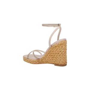 L'AGENCE Malone Wedge Espadrille - Chai Leather