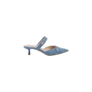 L'Agence Gilliane Denim Mule